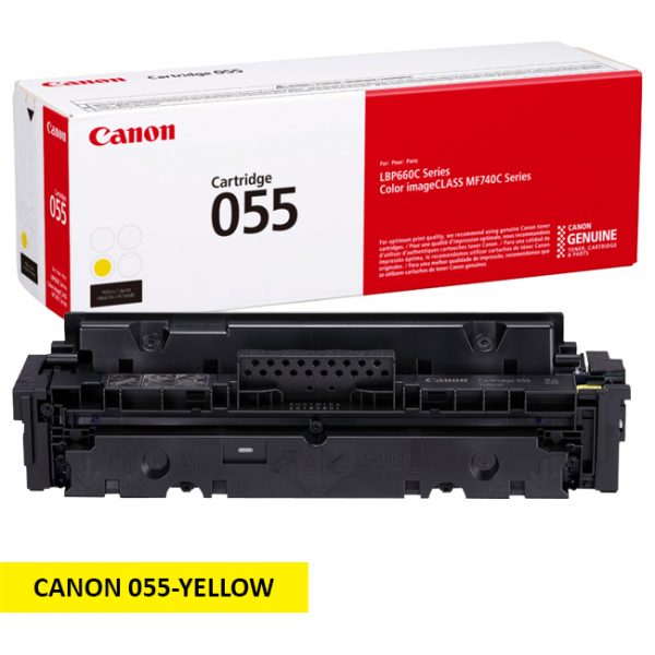Buy CARTRIDGE CANON 055-YELLOW Online in Qatar at affordable price